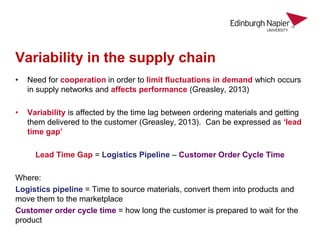 Issues and Trends in Supply Chain Management | PPTX