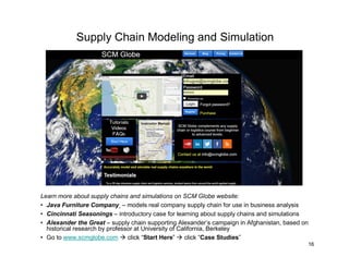 S&OP with Supply Chain Simulations | PDF