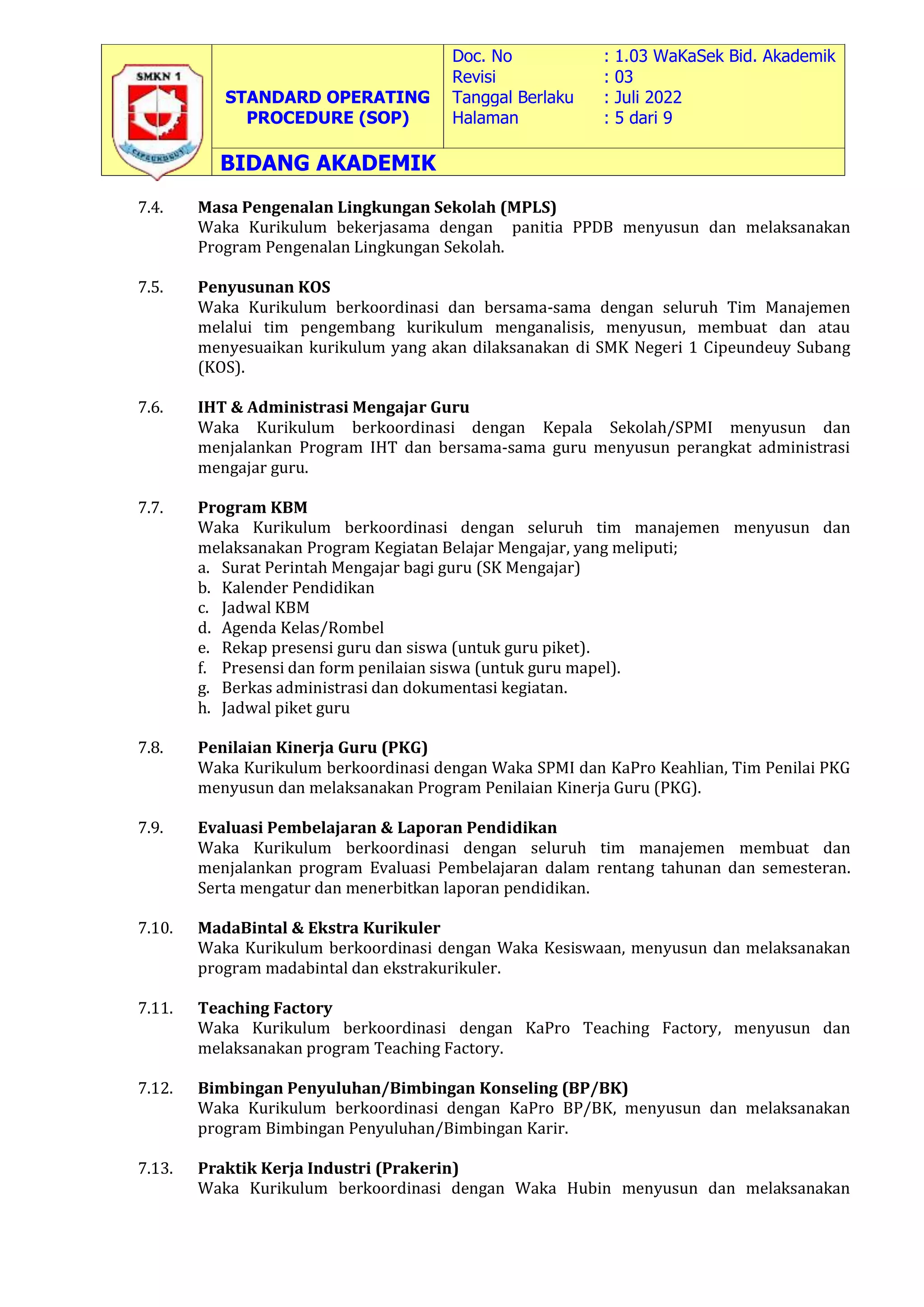 SOP WKASEK kurikulum REV 2022 - 2023.pdf