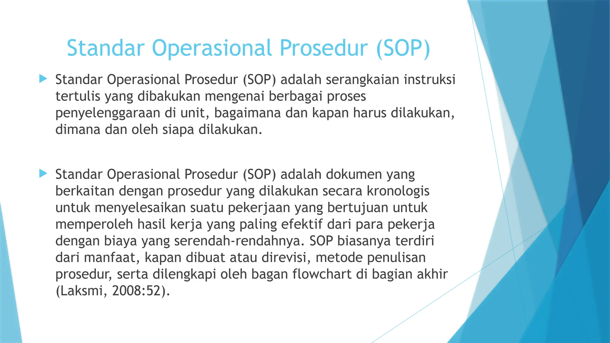Standard Operating Procedure - Layanan dan Penyusunan | PPT
