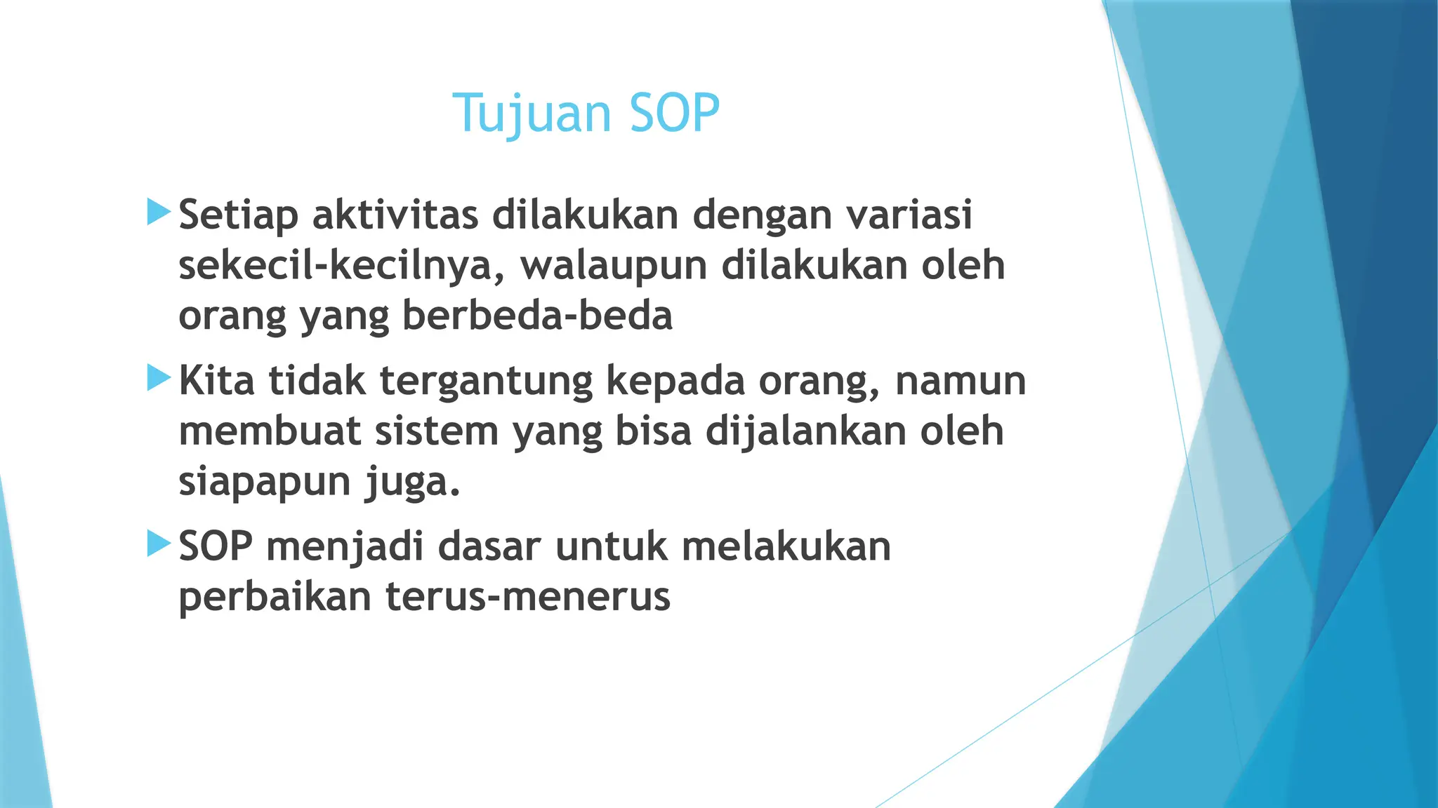 Standard Operating Procedure - Layanan dan Penyusunan | PPT