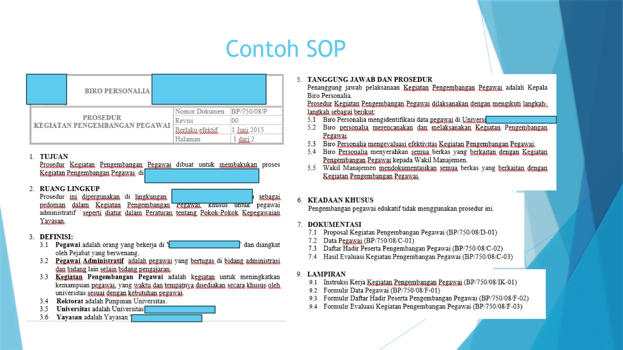 Standard Operating Procedure - Layanan dan Penyusunan | PPT