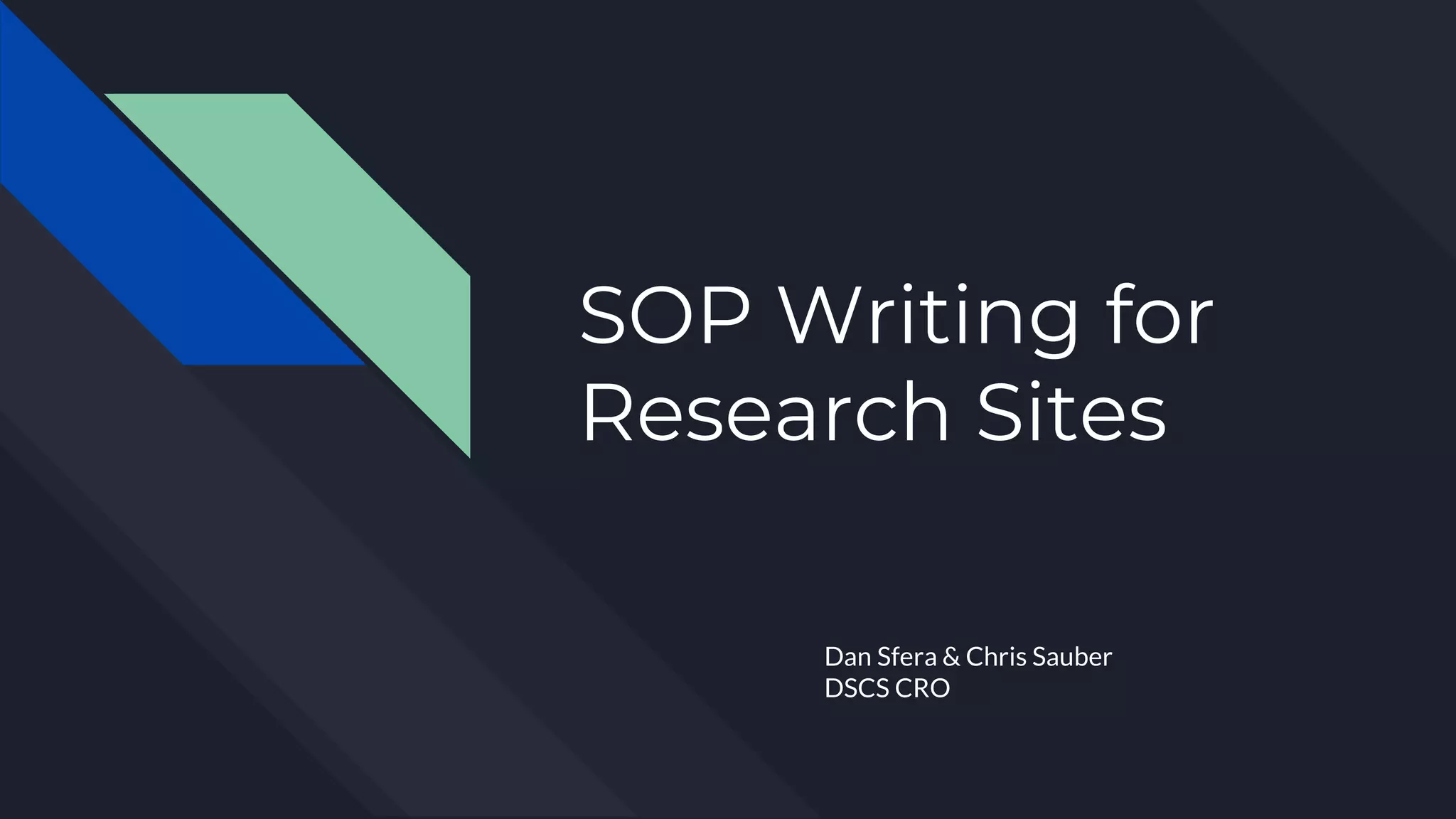 Sop writing for research sites | PPTX