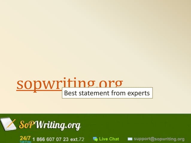 Sop writing org | PPT