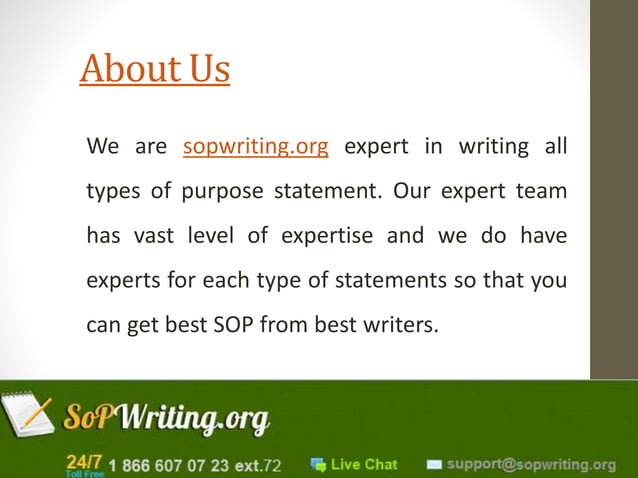 Sop writing org | PPT