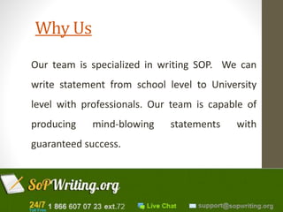 Sop writing org | PPTX