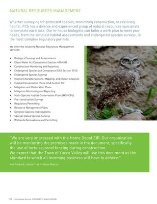 FirstCarbon Solutions SOQ | PDF | Environmental Services Industry | Industries