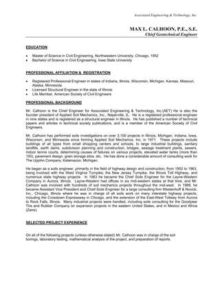 Statement of Qualification | PDF