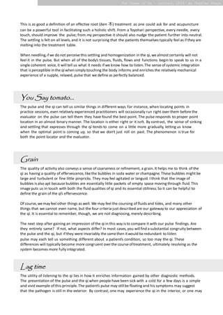 Shape of Qi - Charles Chace - revised essay | PDF | Holistic Health ...