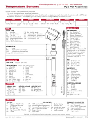 SOR Temperature Sensor Catalog | PDF