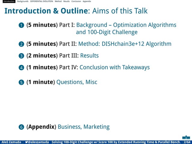 Solving 100-Digit Challenge with Score 100 by Extended Running Time and ...