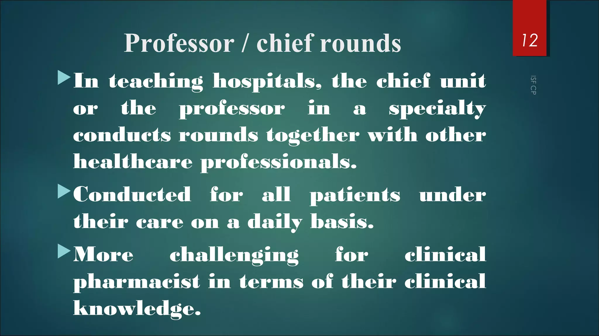 Ward Round Participation | PPT
