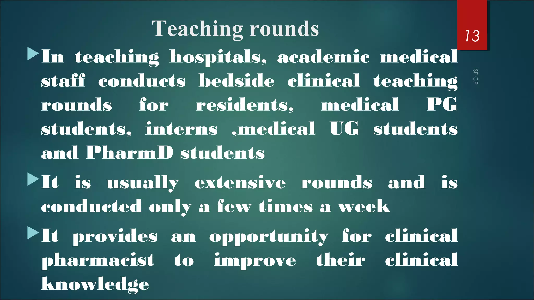 Ward Round Participation | PPT