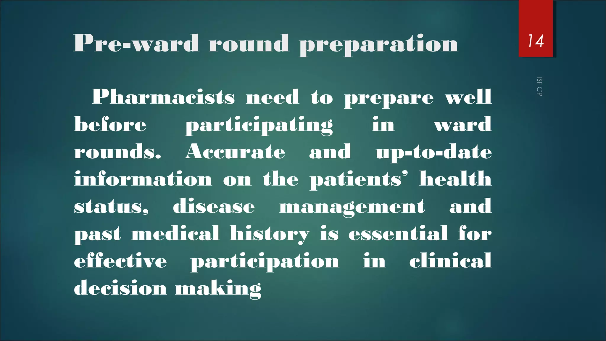 Ward Round Participation | PPT