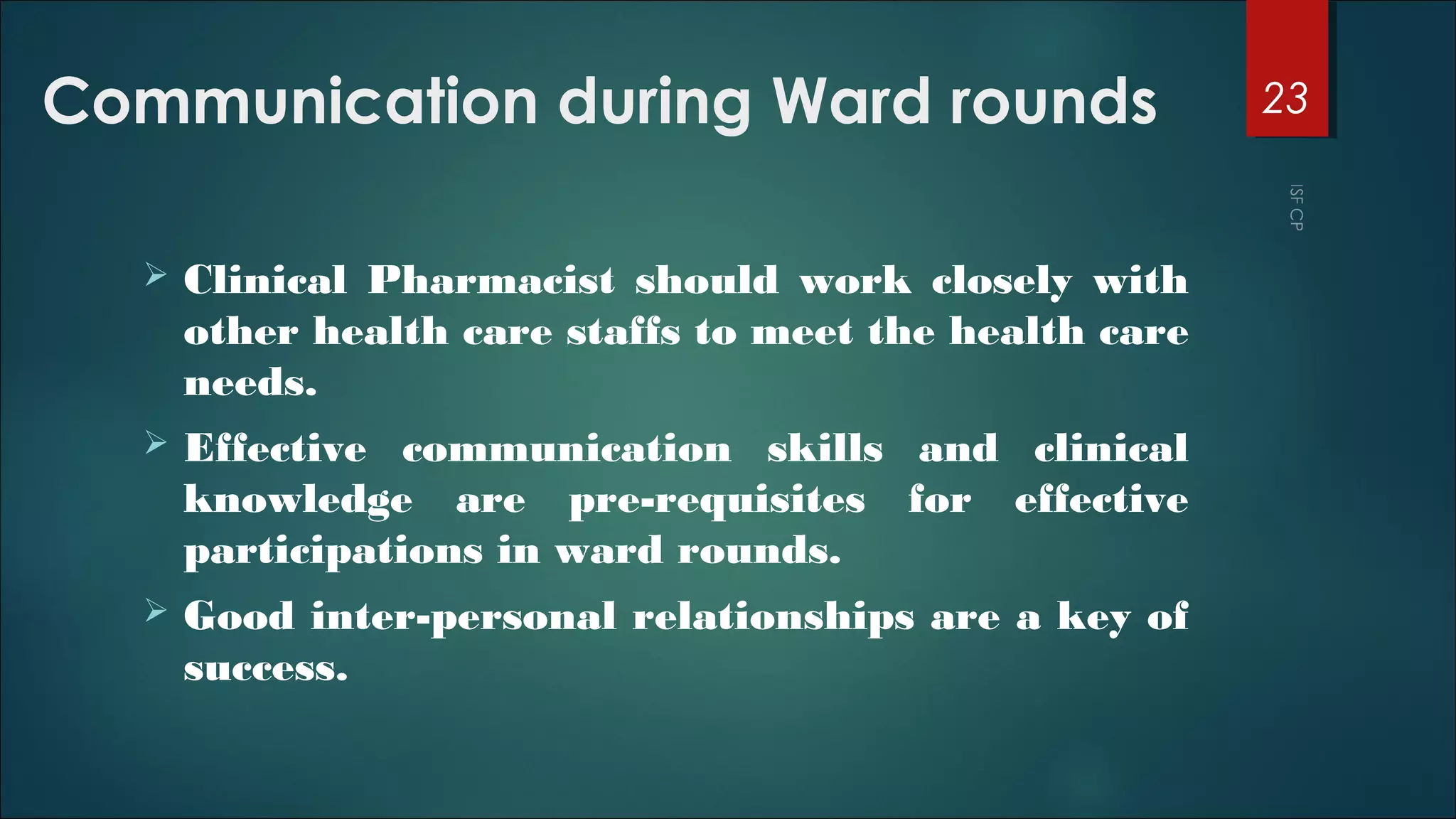 Ward Round Participation | PPT