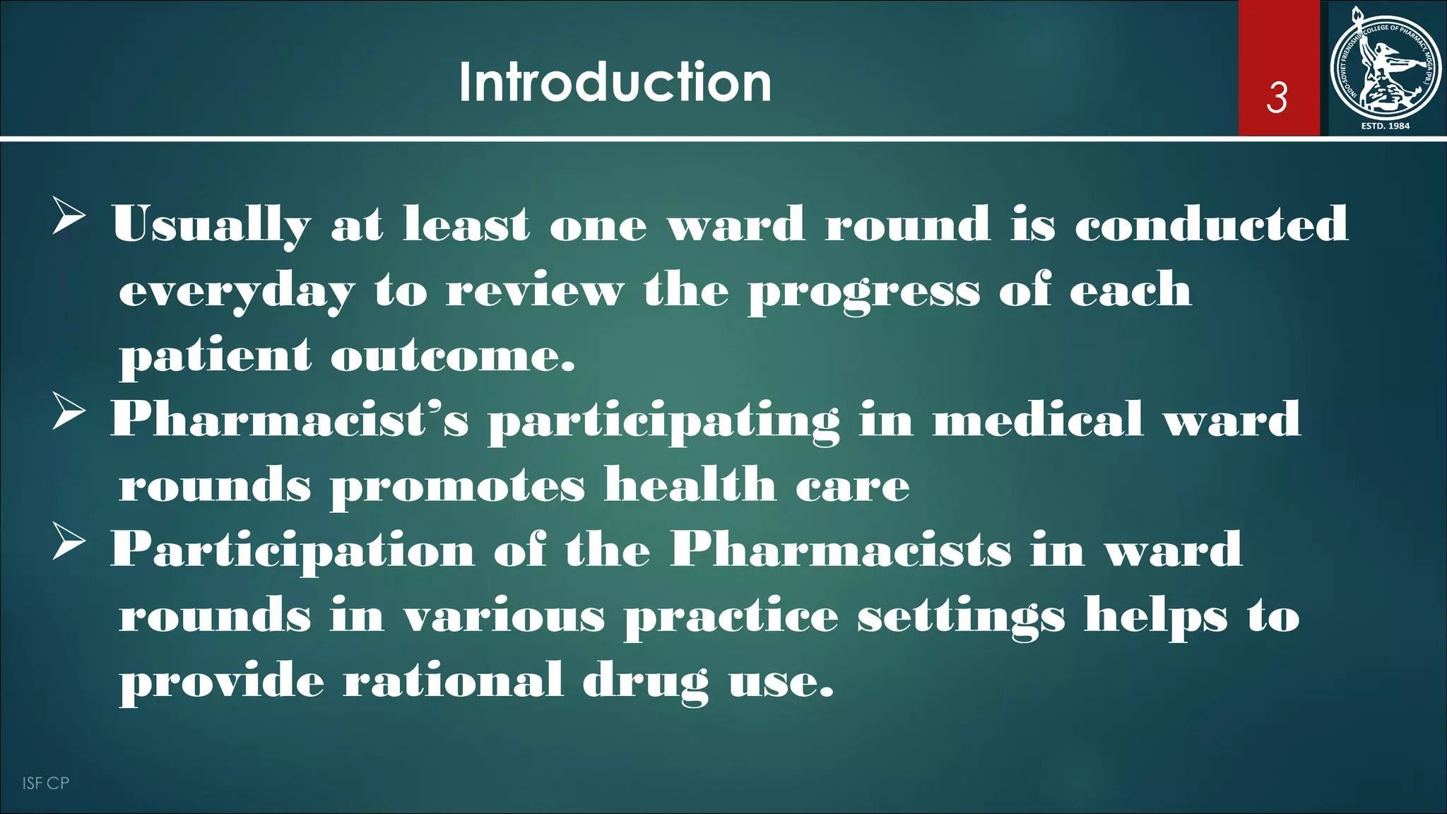 Ward Round Participation | PPT