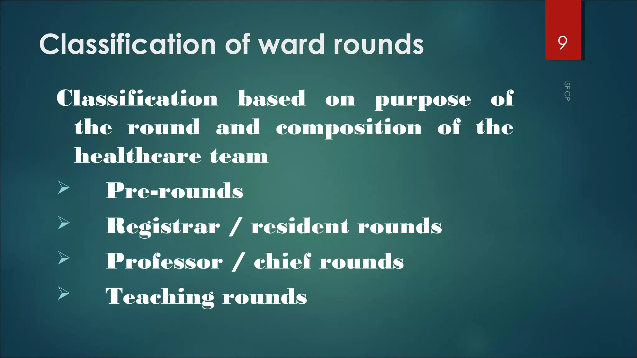 Ward Round Participation | PPT