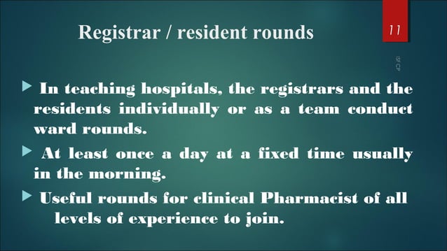 Ward Round Participation | PPT