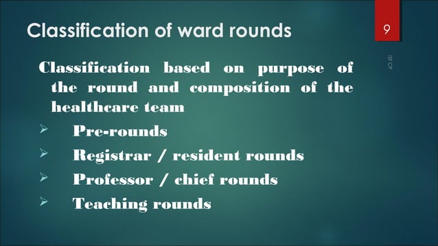Ward Round Participation | PPT