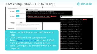 SORACOM-Global Hands-on Series: SORACOM Beam | PDF