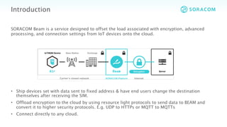 SORACOM-Global Hands-on Series: SORACOM Beam | PDF