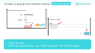 SORACOM-Global Hands-on Series: SORACOM Beam | PDF