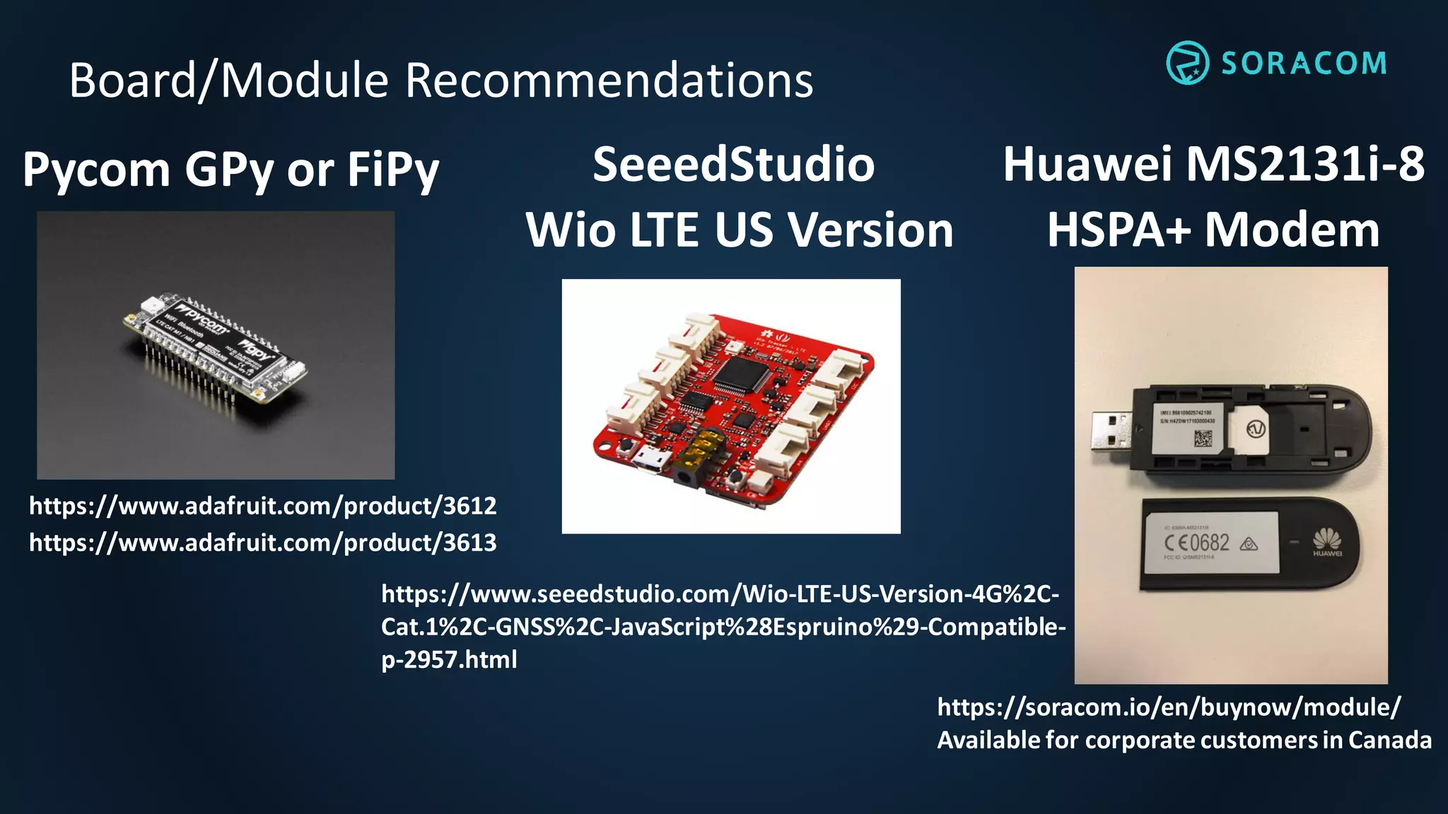 Soracom iot hands-on workshop in Montreal | PDF