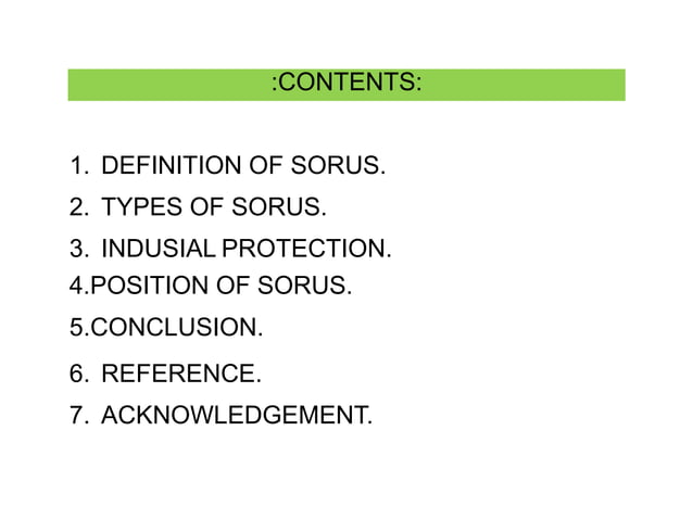 Soral evolution in filicopsida | PPTX | Geology | Science