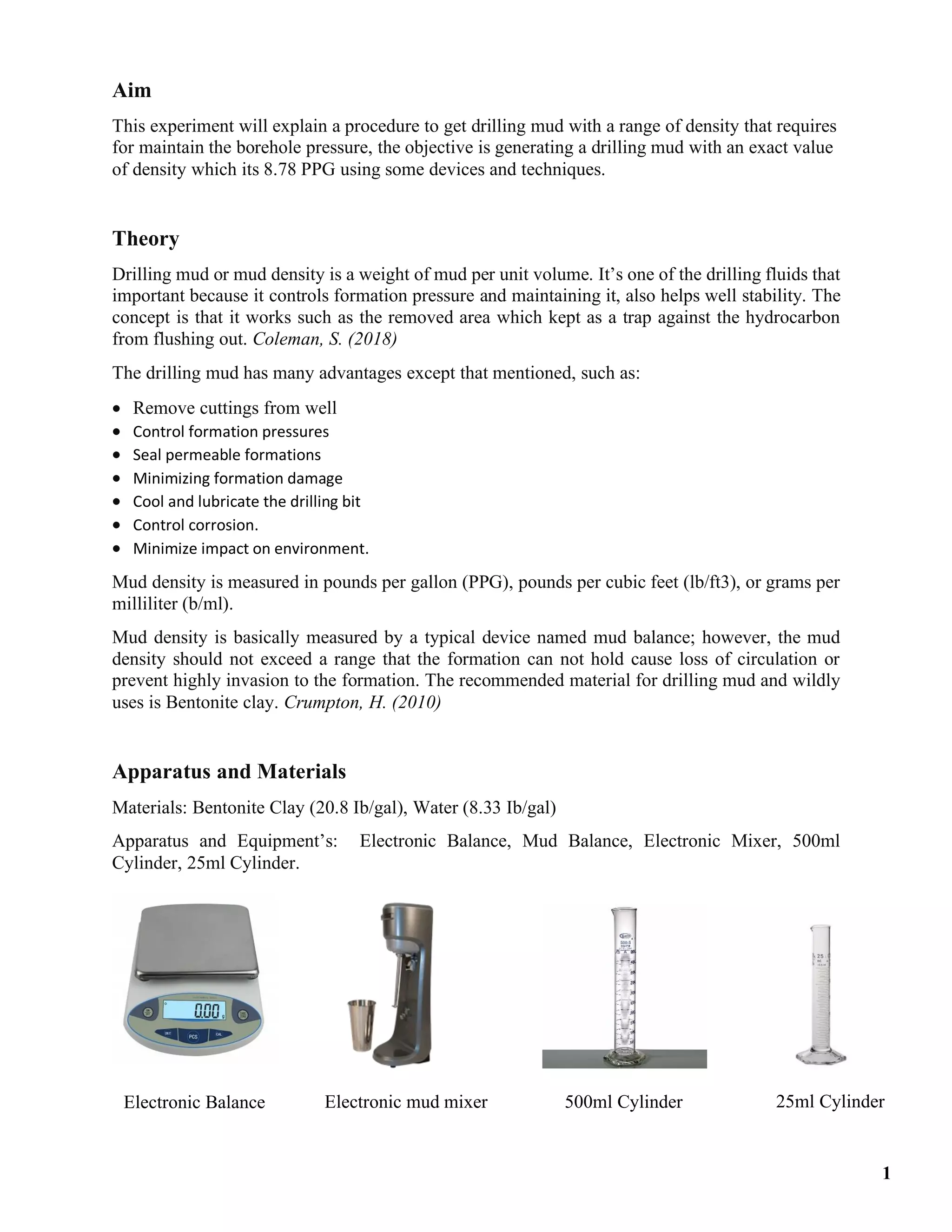 Drilling Lab - Mud Weight Balancing | PDF