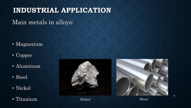 Alloys and its application and uses. | PPTX | Chemistry | Science