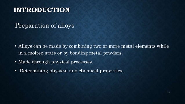 Alloys and its application and uses. | PPTX | Chemistry | Science