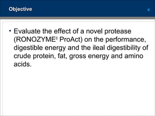 Broiler Performance and Ileal Digestibility Improved by Proteases | PPT