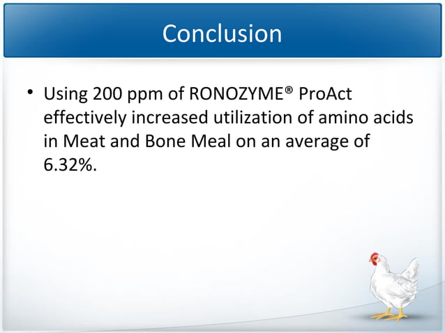 Protease to enhance meat and bone meal amino acids by broilers | PPT