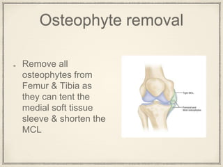 Correcting Varus Deformity of the Knee in Total Knee Replacement | PPTX