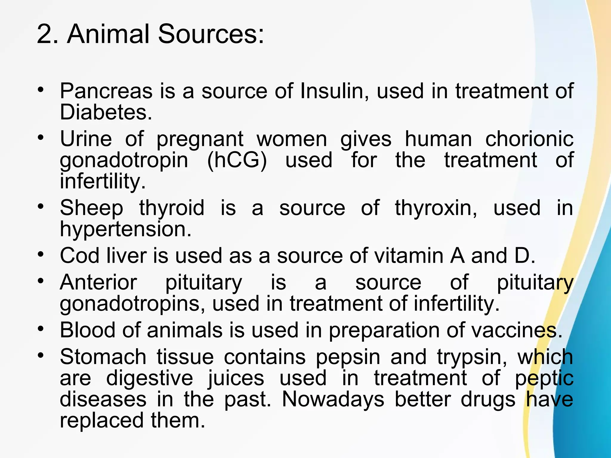 Sources of drugs | PPT