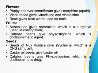 Sources of drugs | PPT