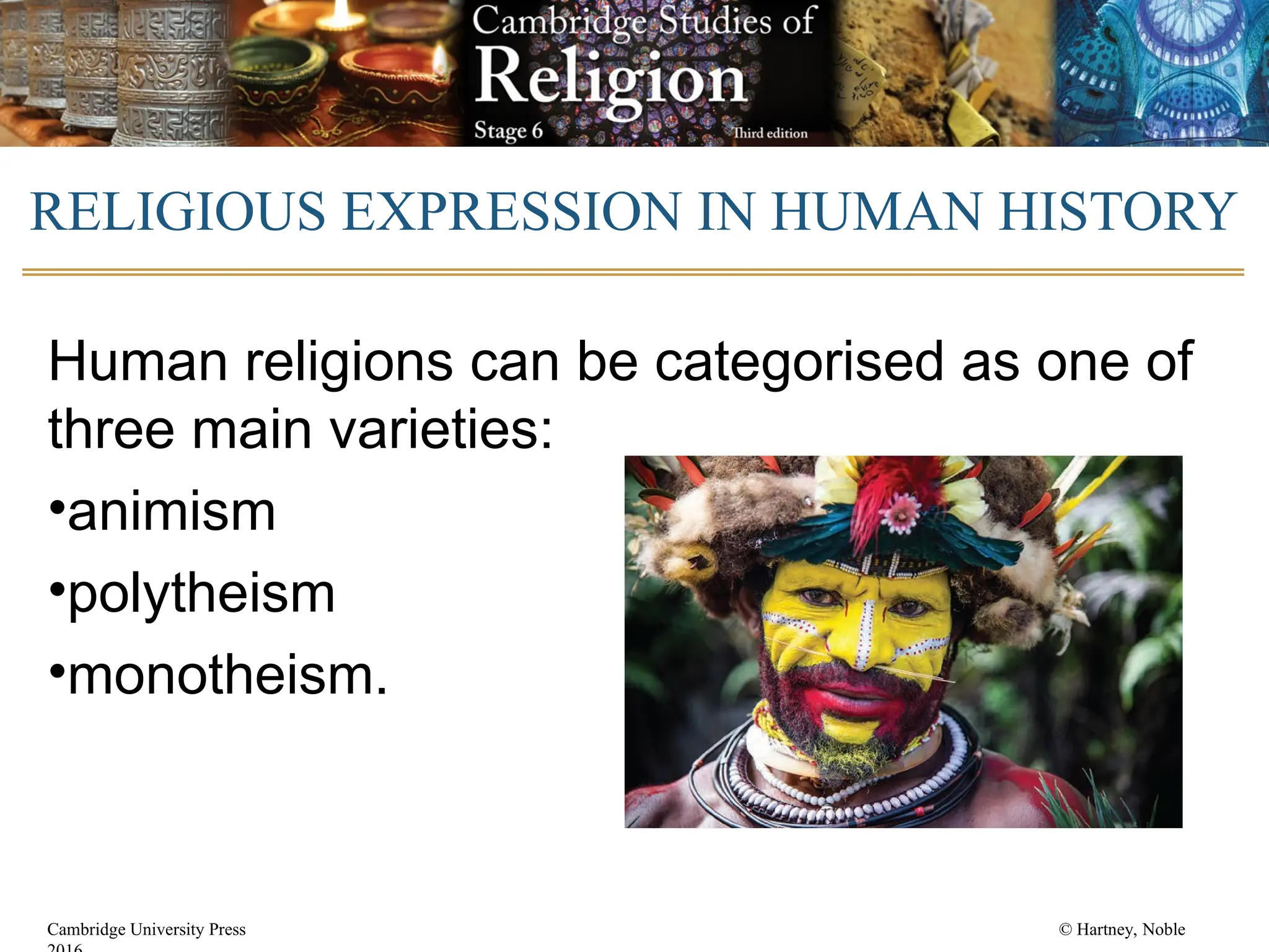 The religious dimension in human history. | PPT