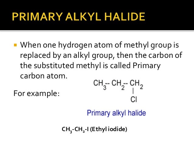 Classification and Nomenclature of Organic Halides
