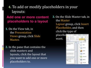 SLIDE MASTER, TRANSITIONS, BACKGROUND DESIGN | PPTX
