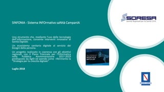 Soresa Spa - Regione Campania - Progetto SINFONIA | PDF