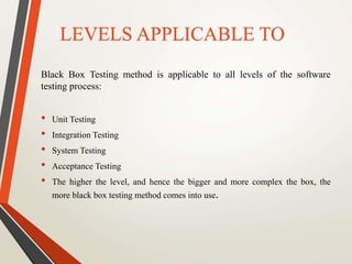 Sorfware engineering presentation (software testing) | PPTX