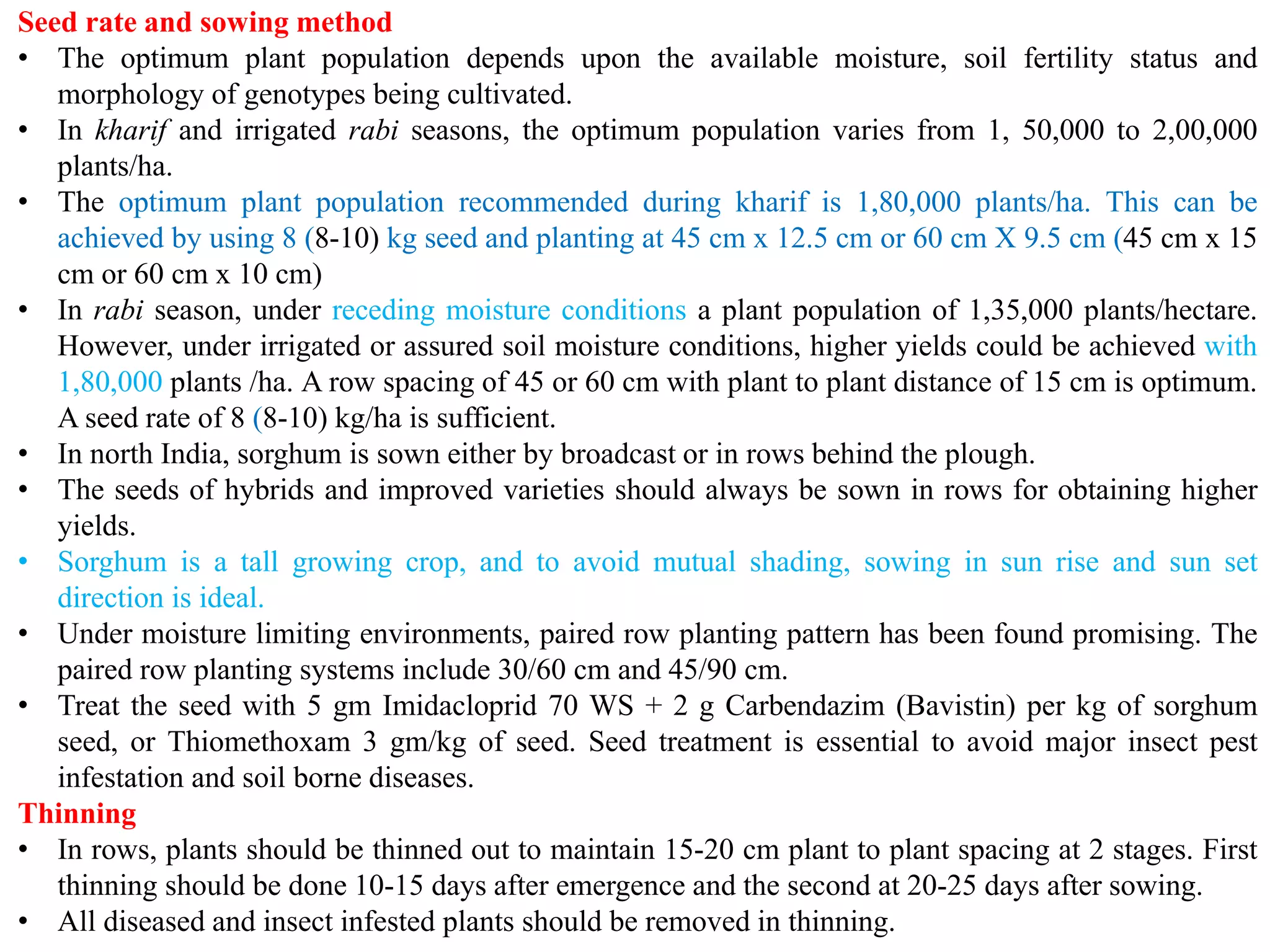 sorghum crop production technology AGRON 211 | PPTX