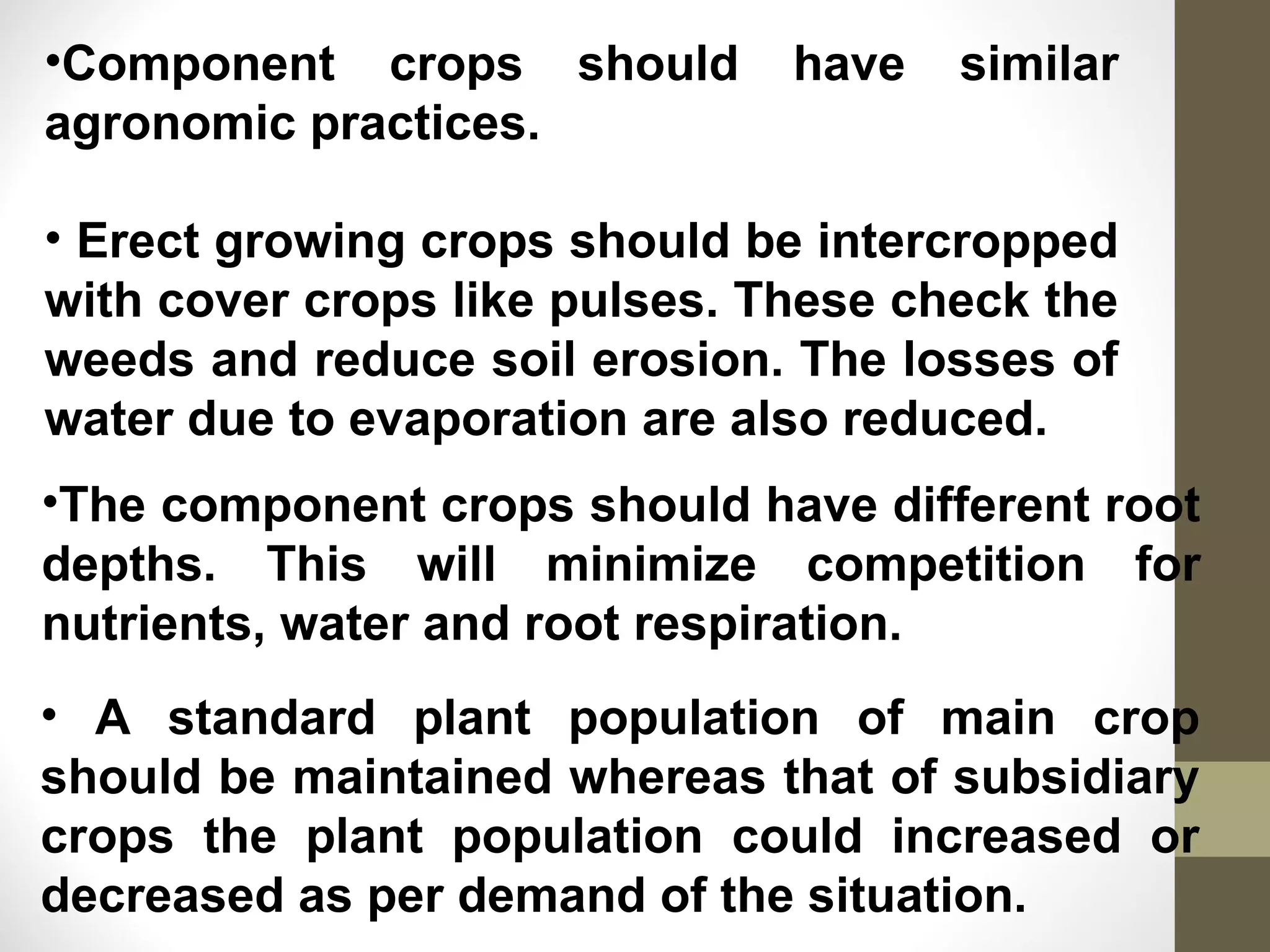 Sorghum and cowpea intercropping | PPT