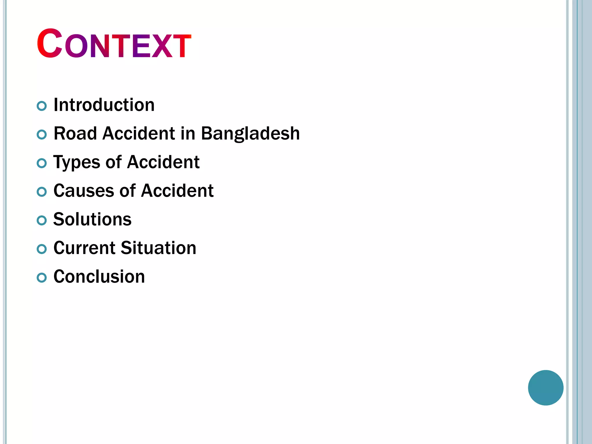 Road Accident | PPTX