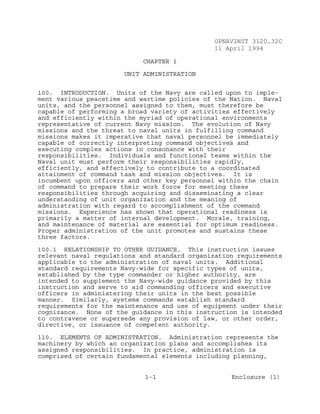 Leadership Accountability Authority Responsibility (SORN OPNAVINST 3120 ...