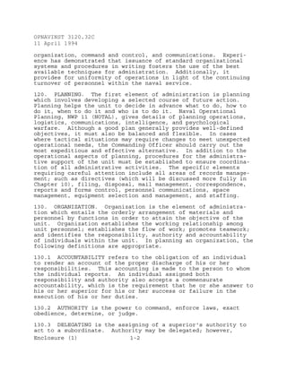 Leadership Accountability Authority Responsibility (SORN OPNAVINST 3120 ...