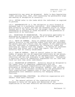 Leadership Accountability Authority Responsibility (SORN OPNAVINST 3120 ...