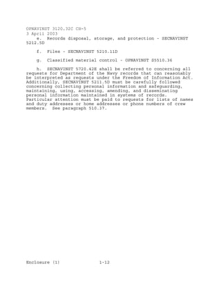 SORN OPNAVINST 3120.32c(Accountability, Authority, Responsibility ...