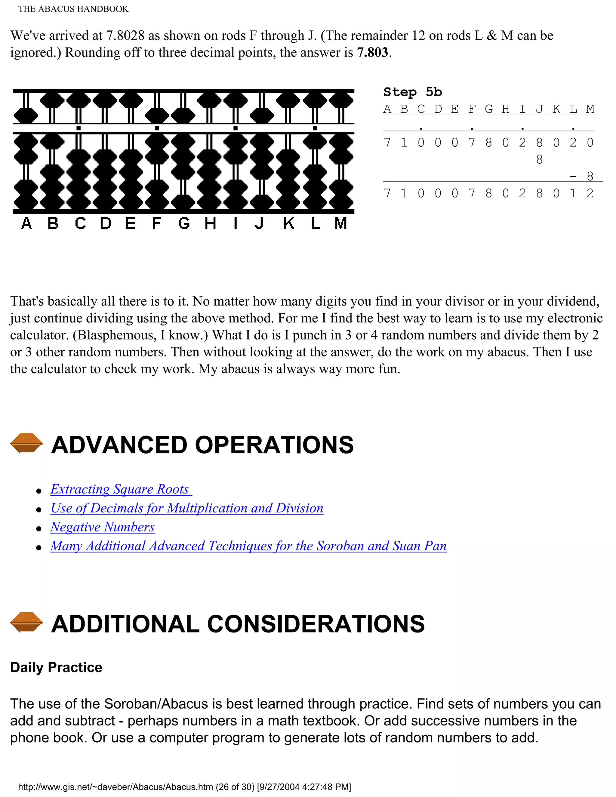 Soroban handbook | PDF