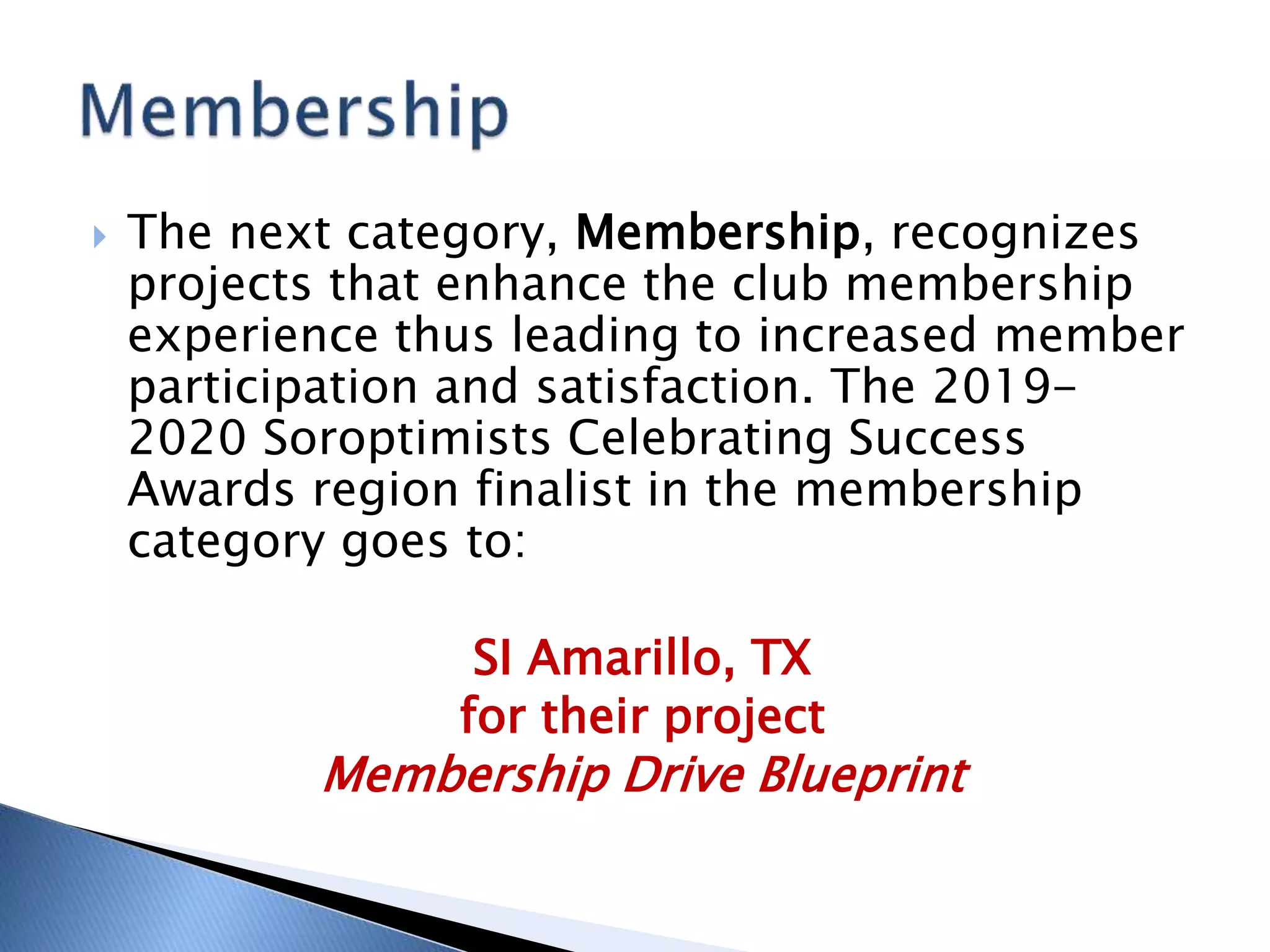 Soroptimists Celebrating Success Awards | PPT